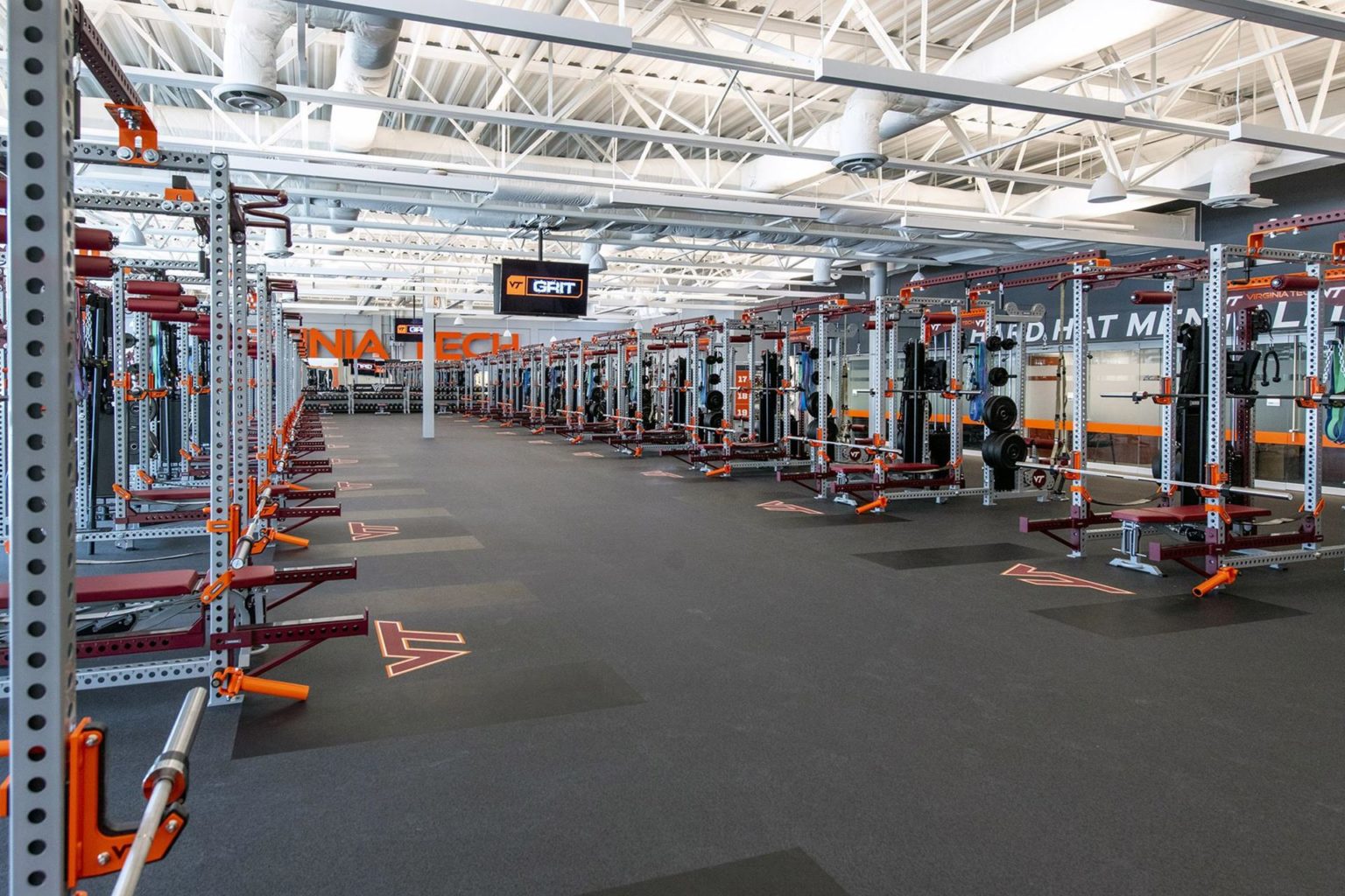 Virginia Tech Unveils Upgrades to Football Strength Facility - Training ...